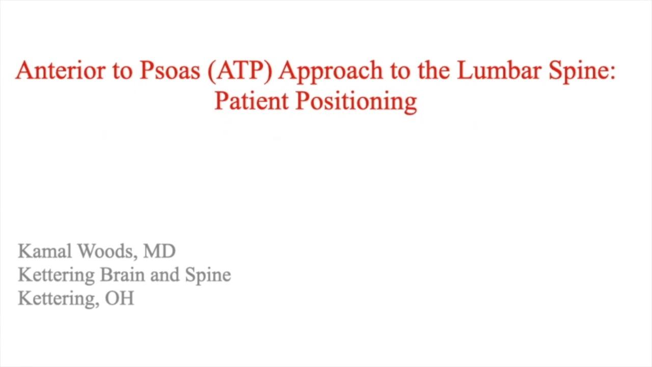 Abordagem anterior para o músculo psoas (ATP) na coluna lombar ...