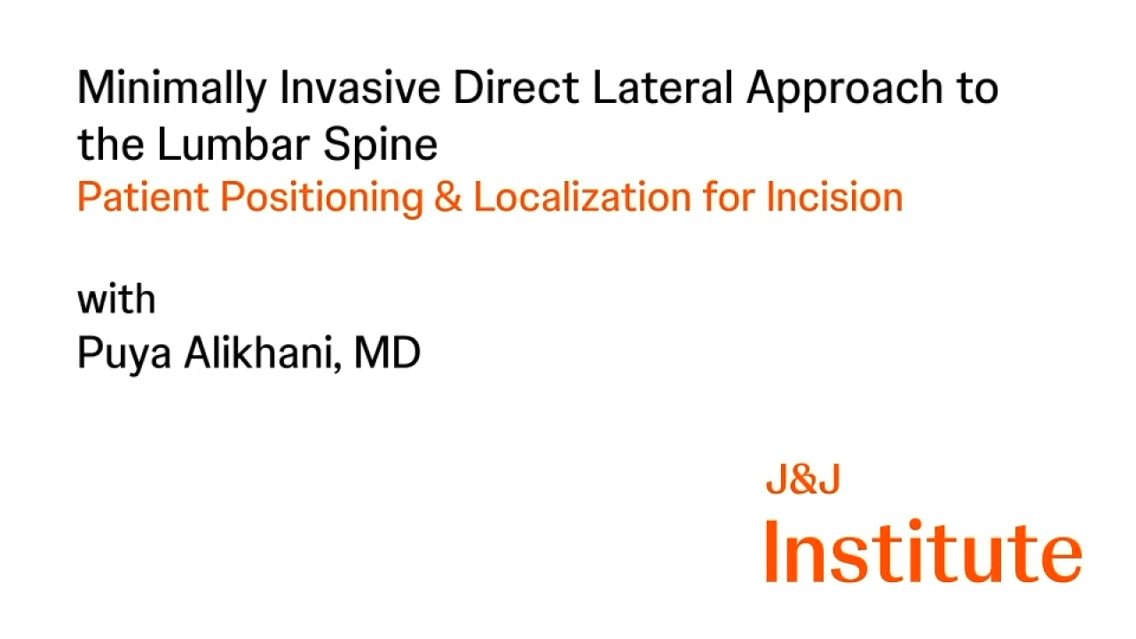 Minimally Invasive Lateral Lumbar Interbody Fusion with Puya Alikhani ...